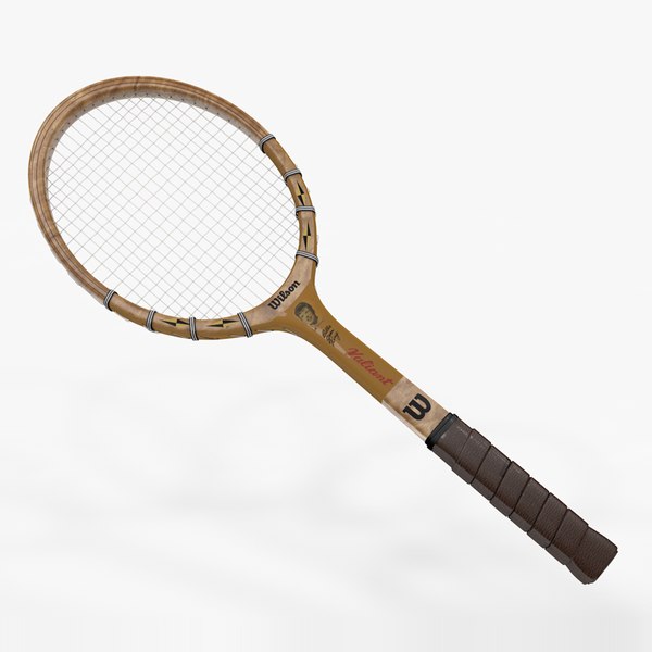 Tennis racquet wilson billie 3D model - TurboSquid 1623831