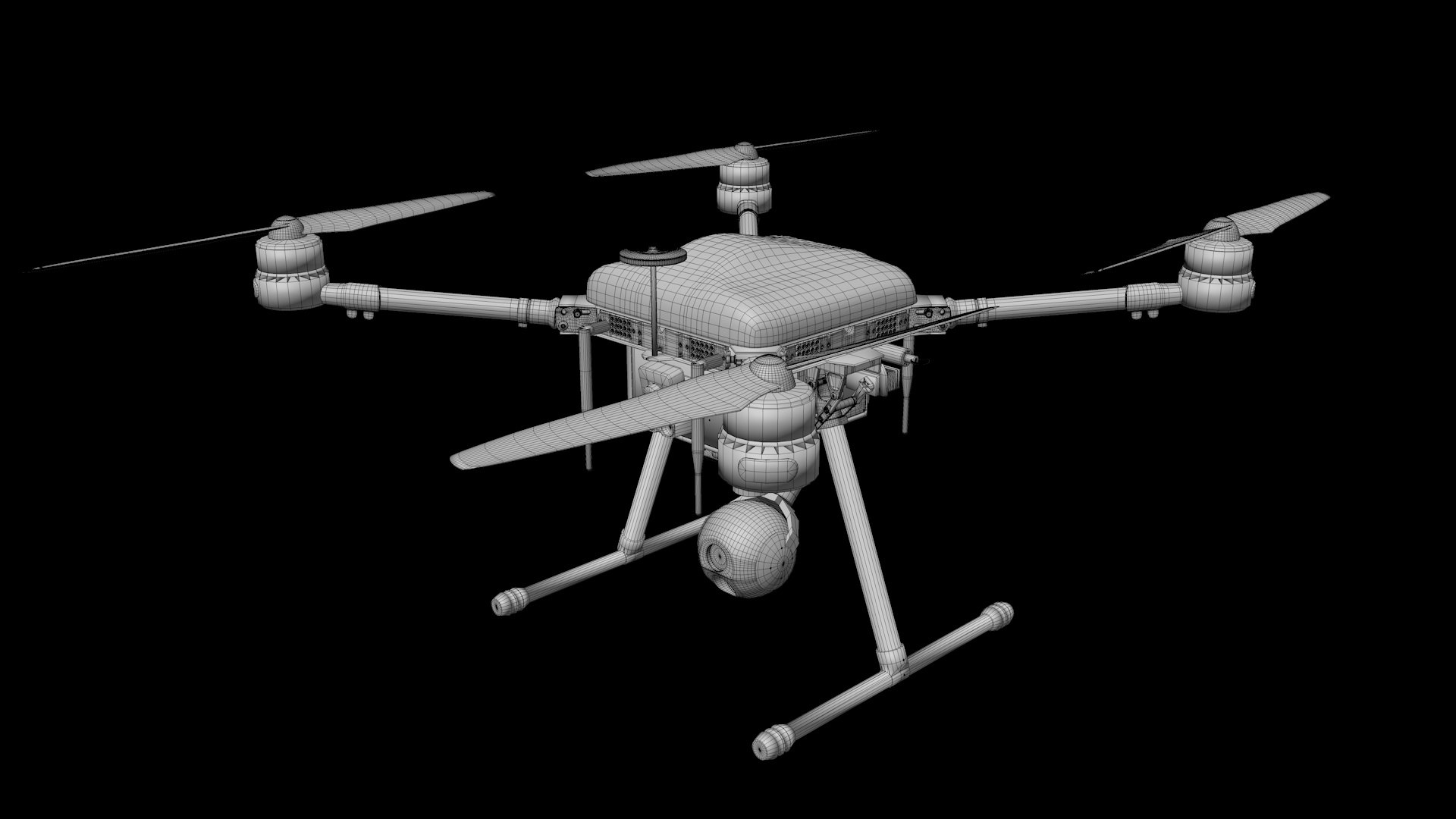 Drone-WP4 3D Model - TurboSquid 2274100