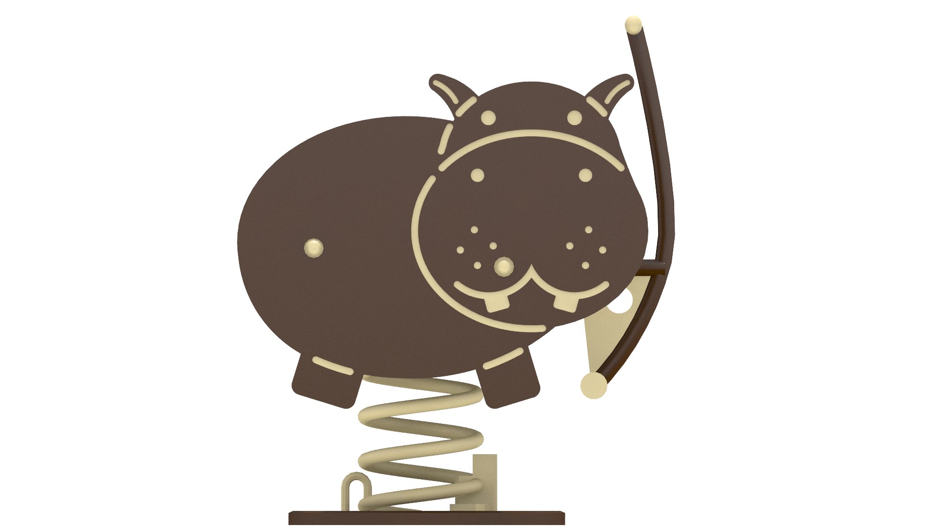 3D model Hippo Rider - TurboSquid 1810598