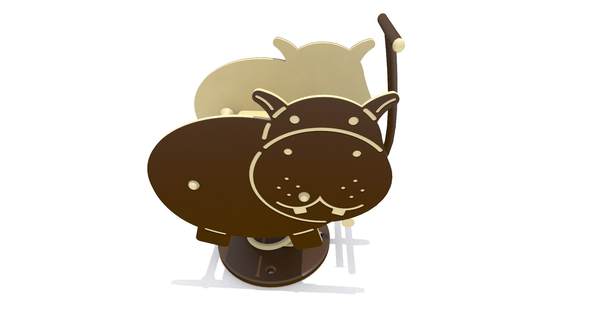 3D model Hippo Rider - TurboSquid 1810598