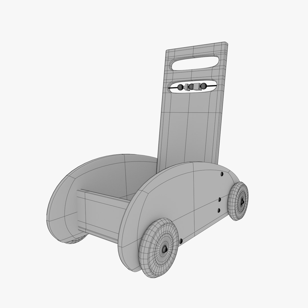 3d Baby Walker Model