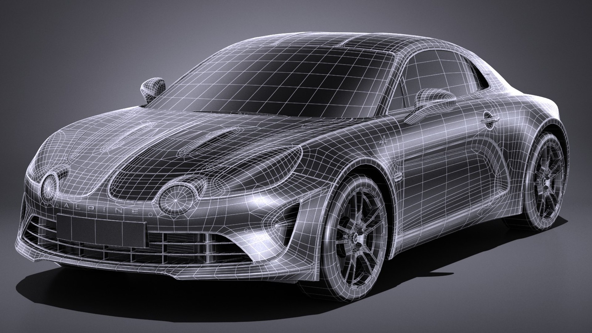 3D Alpine A110 2018 - TurboSquid 1252803