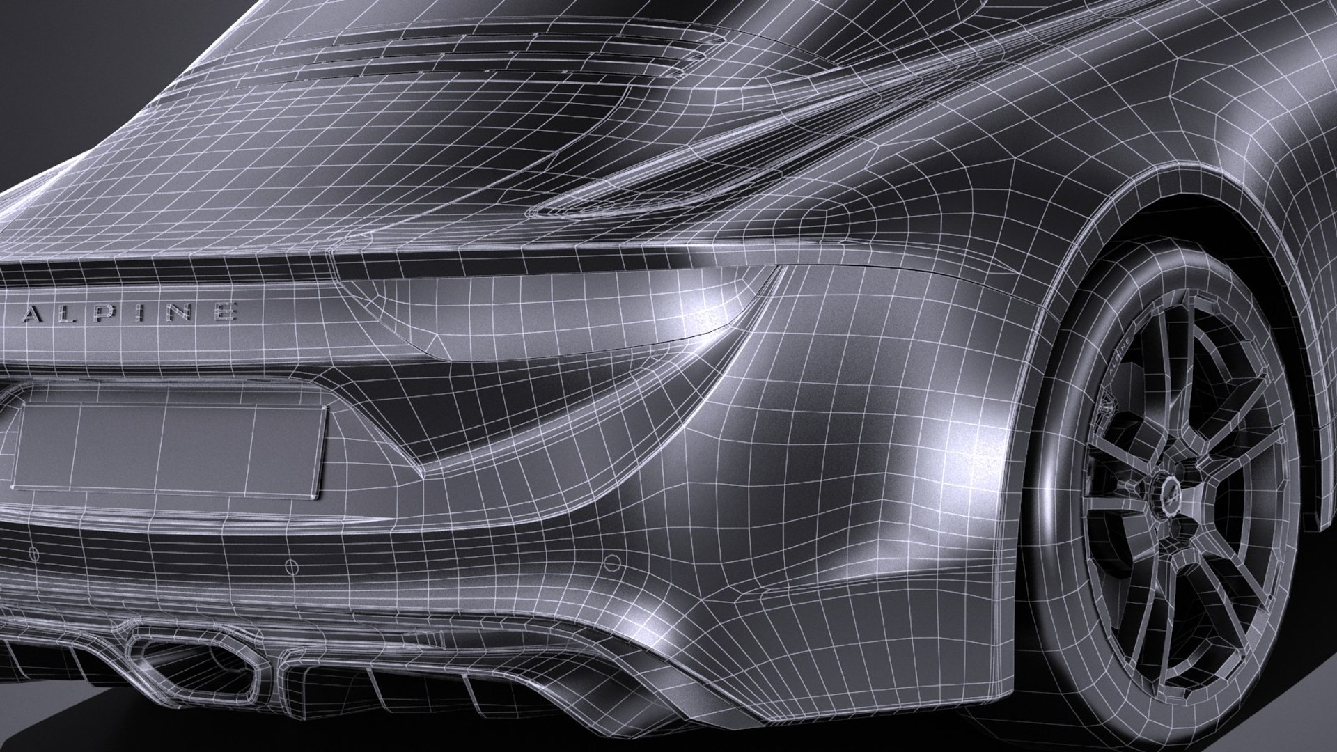 3D Alpine A110 2018 - TurboSquid 1252803