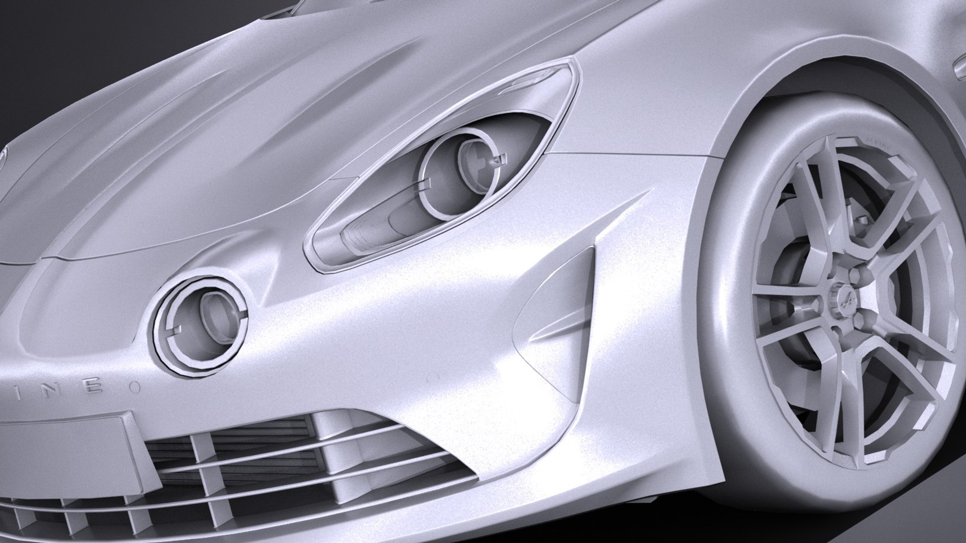 3D Alpine A110 2018 - TurboSquid 1252803