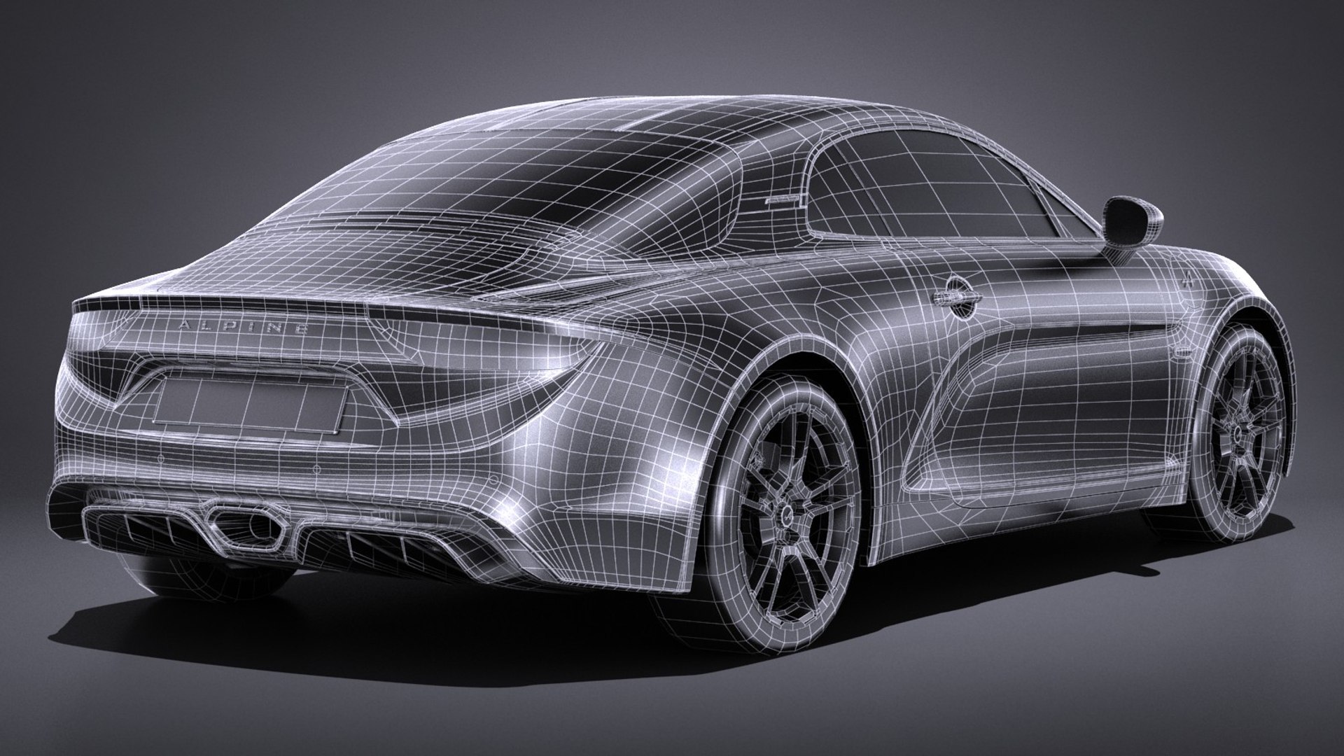 3D Alpine A110 2018 - TurboSquid 1252803