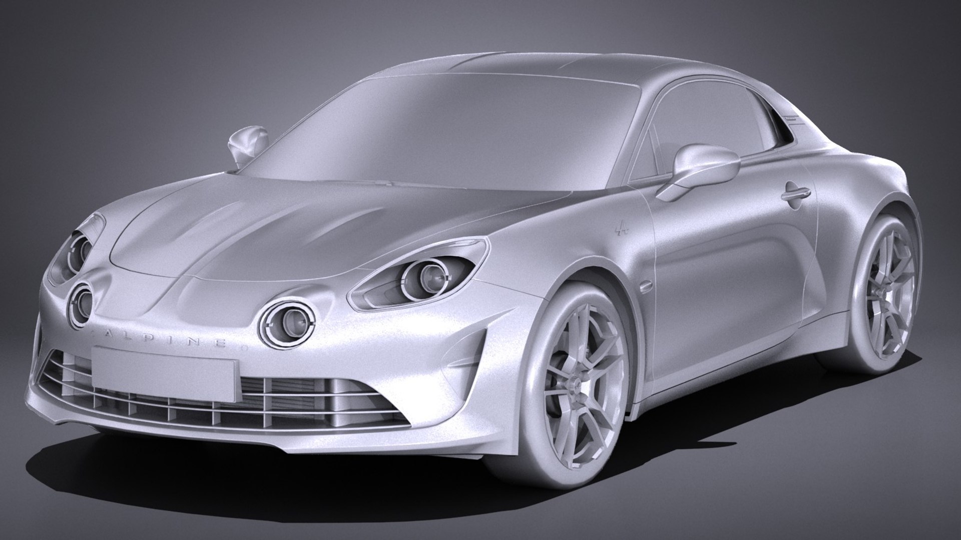 3D Alpine A110 2018 - TurboSquid 1252803
