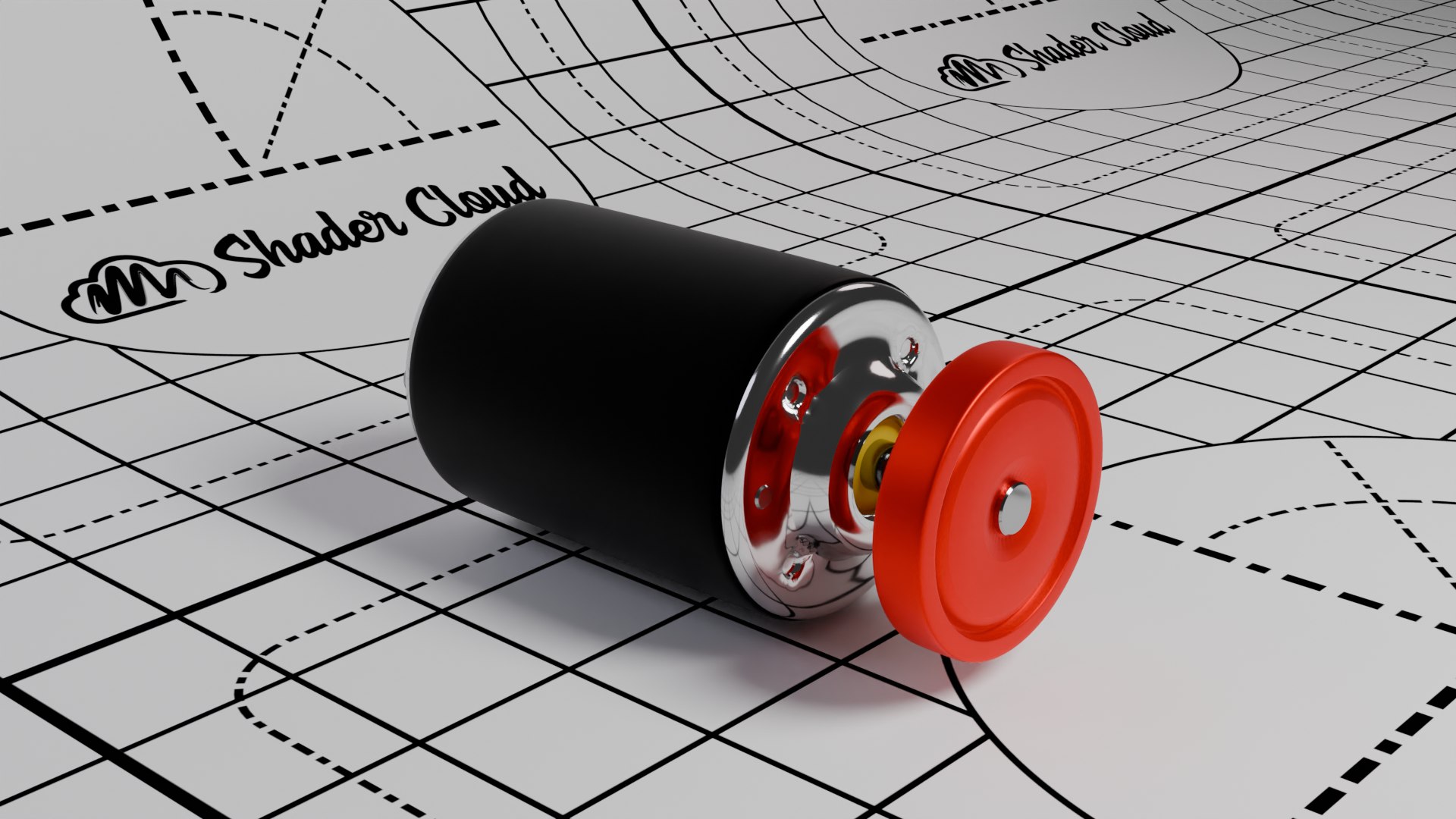 modelo 3d Motor CC sencillo gratis - TurboSquid 2238368