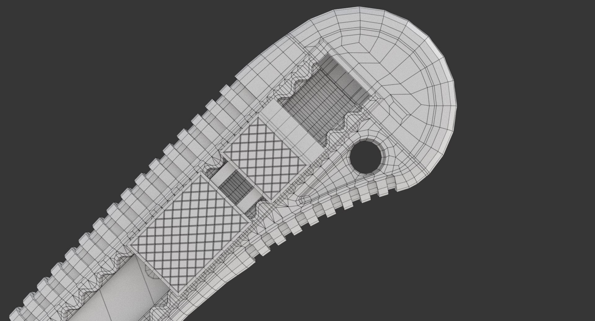 3d Paper Cutter Knife Model
