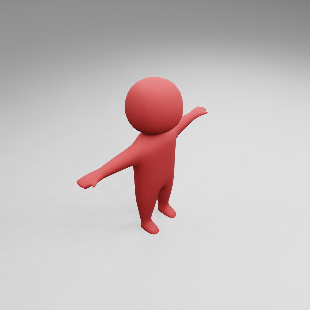 3D Lowpoly Stickman - TurboSquid 1916923