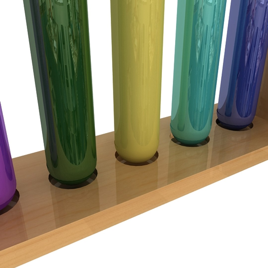 3d test tubes