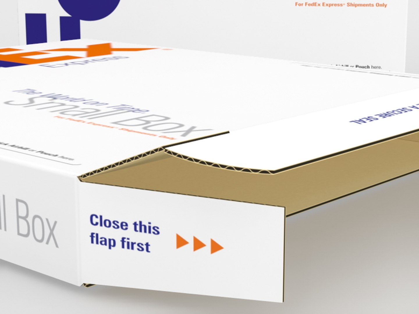 3d Small Express Box