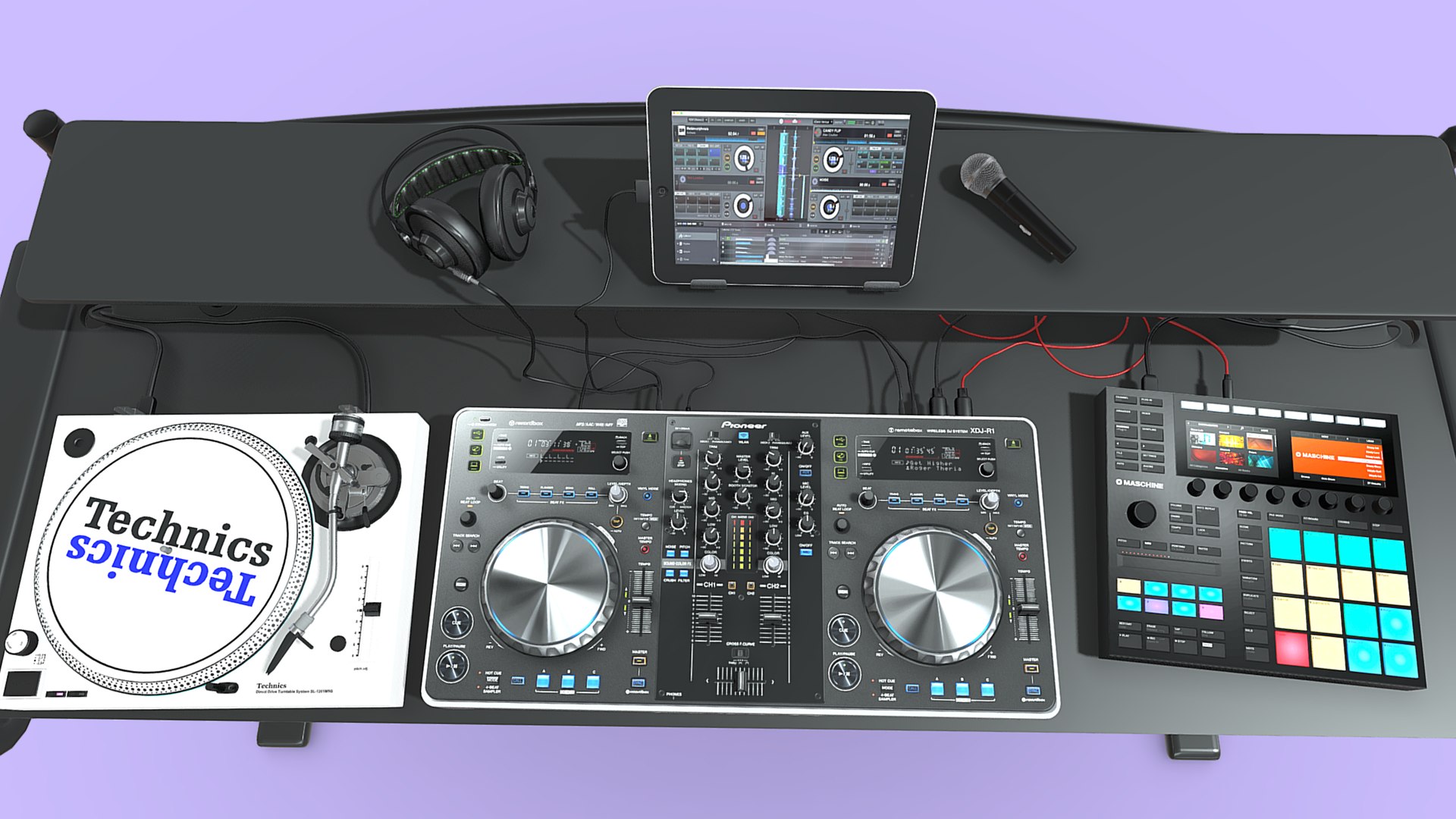 3D DJ Kit - TurboSquid 2013807