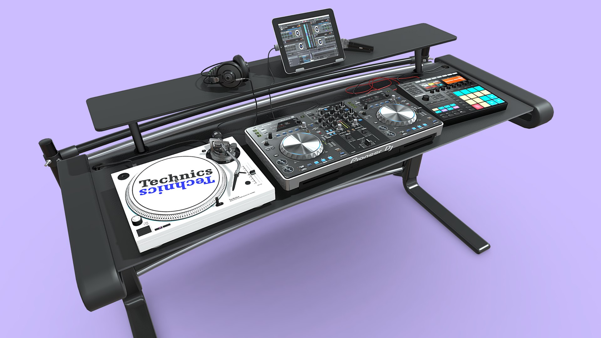 3D DJ Kit - TurboSquid 2013807