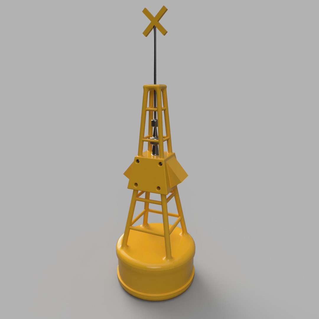 3D simple ocean buoy model - TurboSquid 1613107
