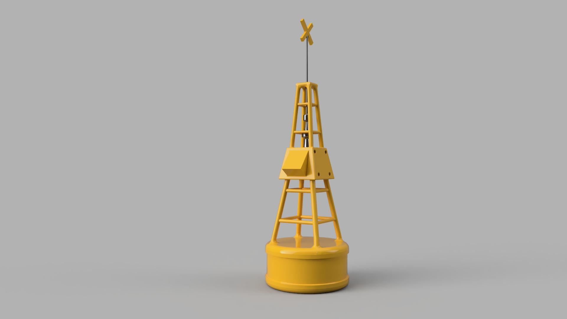 3D simple ocean buoy model - TurboSquid 1613107