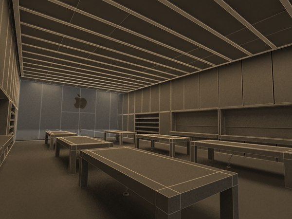 apple store 3d model