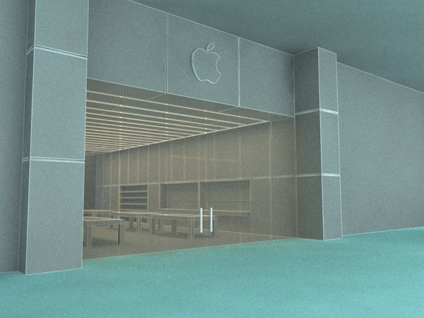 apple store 3d model