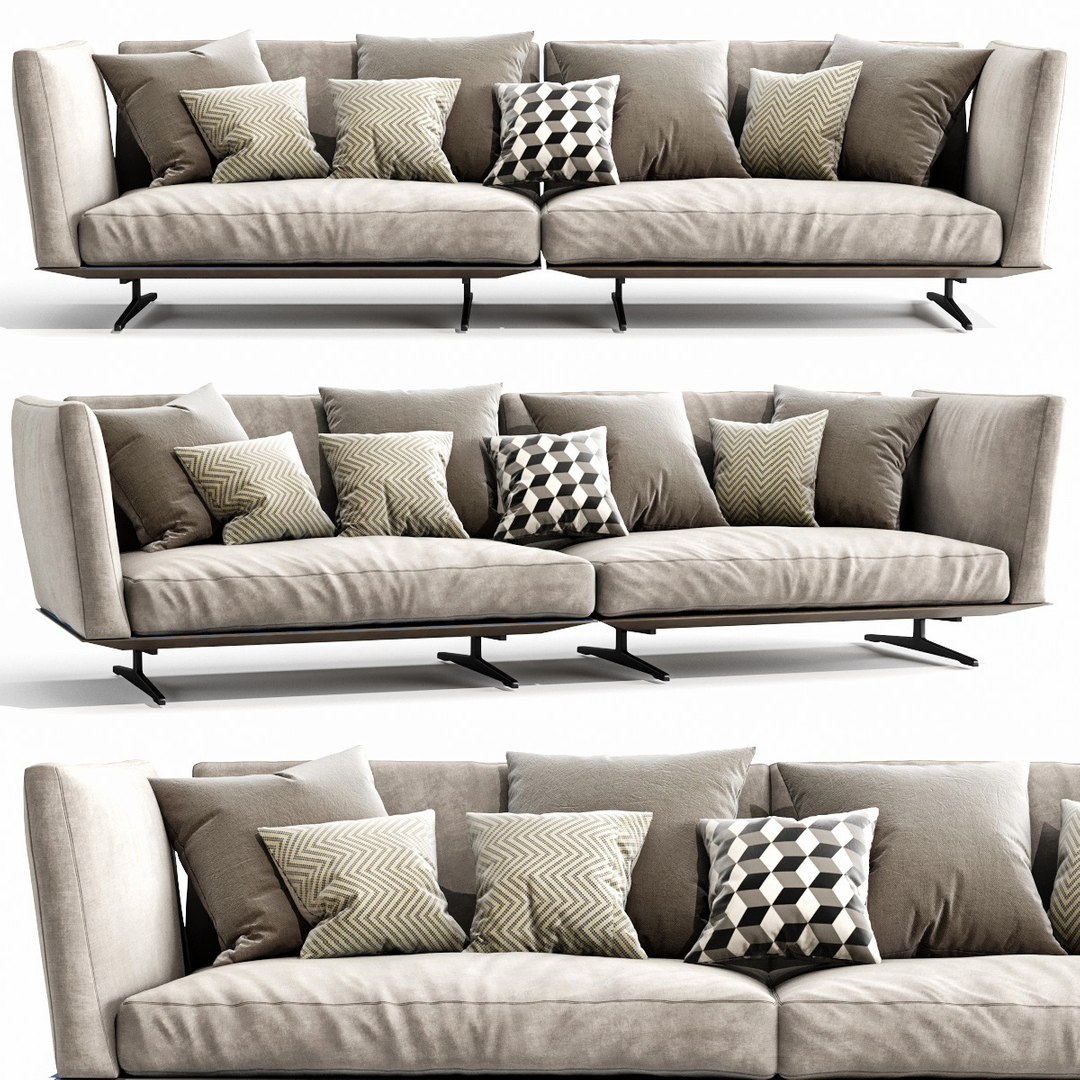 Flexform evergreen 3D model - TurboSquid 1437554