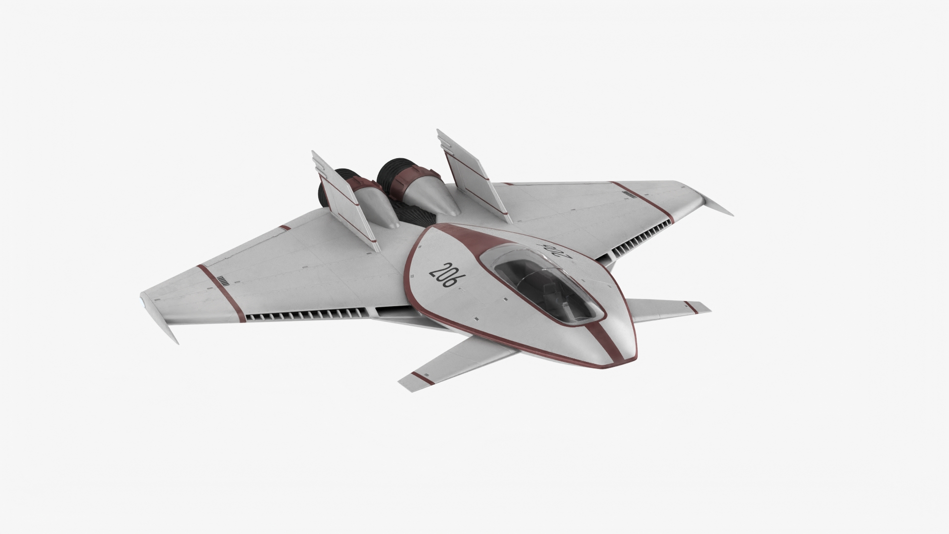 Futuristic Racer Spacecraft Rigged Model - TurboSquid 2258234
