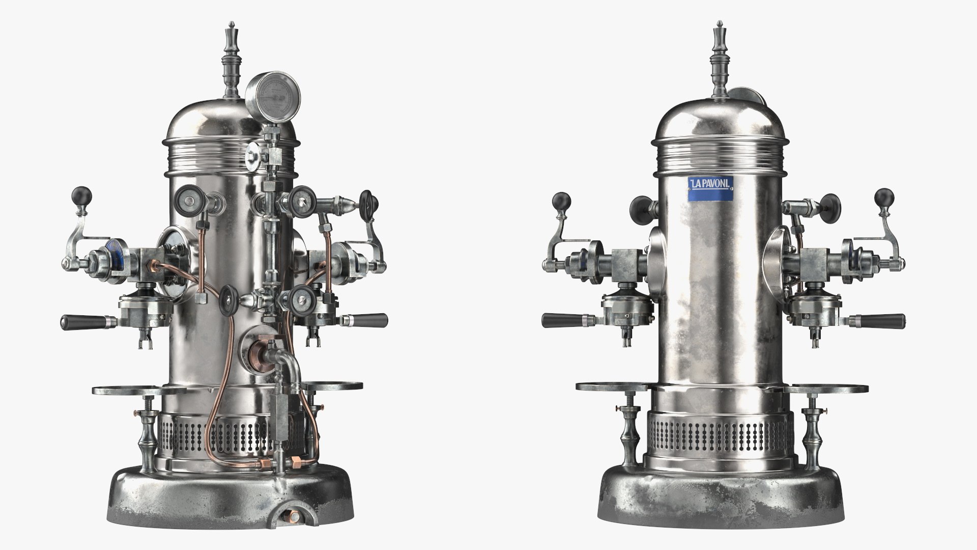 3D Model La Pavoni Vintage Espresso Machine - TurboSquid 2296447