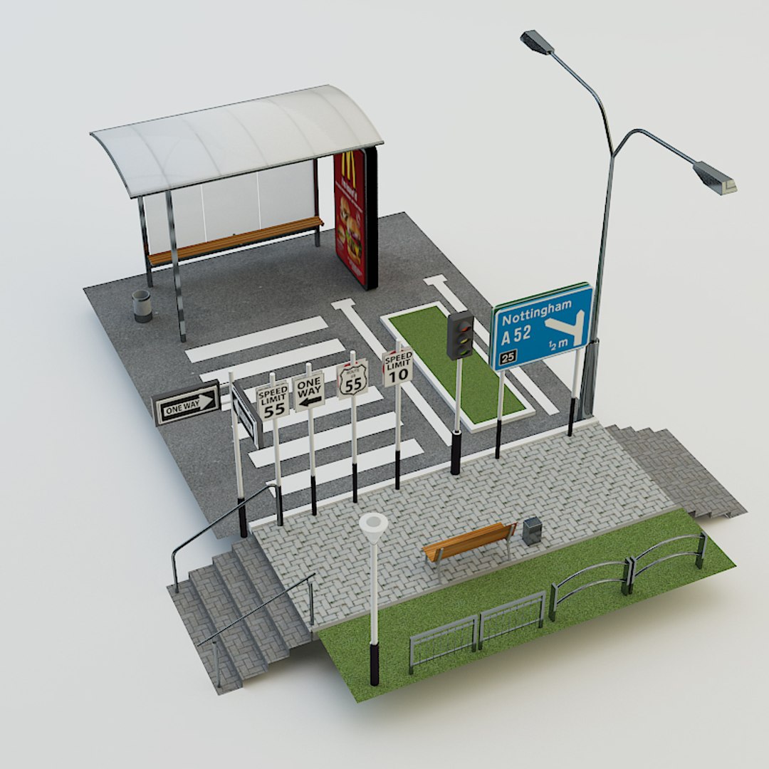 3d Street Elements