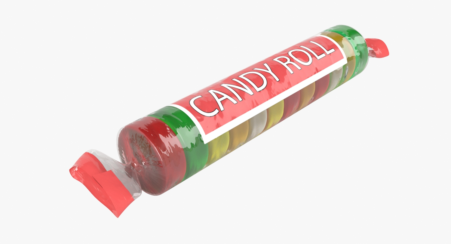 Candy roll model - TurboSquid 1312540