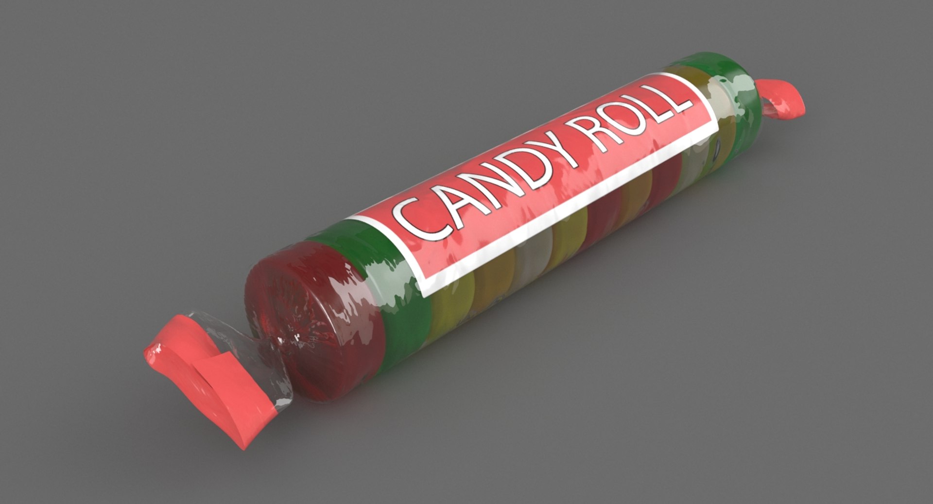 Candy Roll Model - TurboSquid 1312540