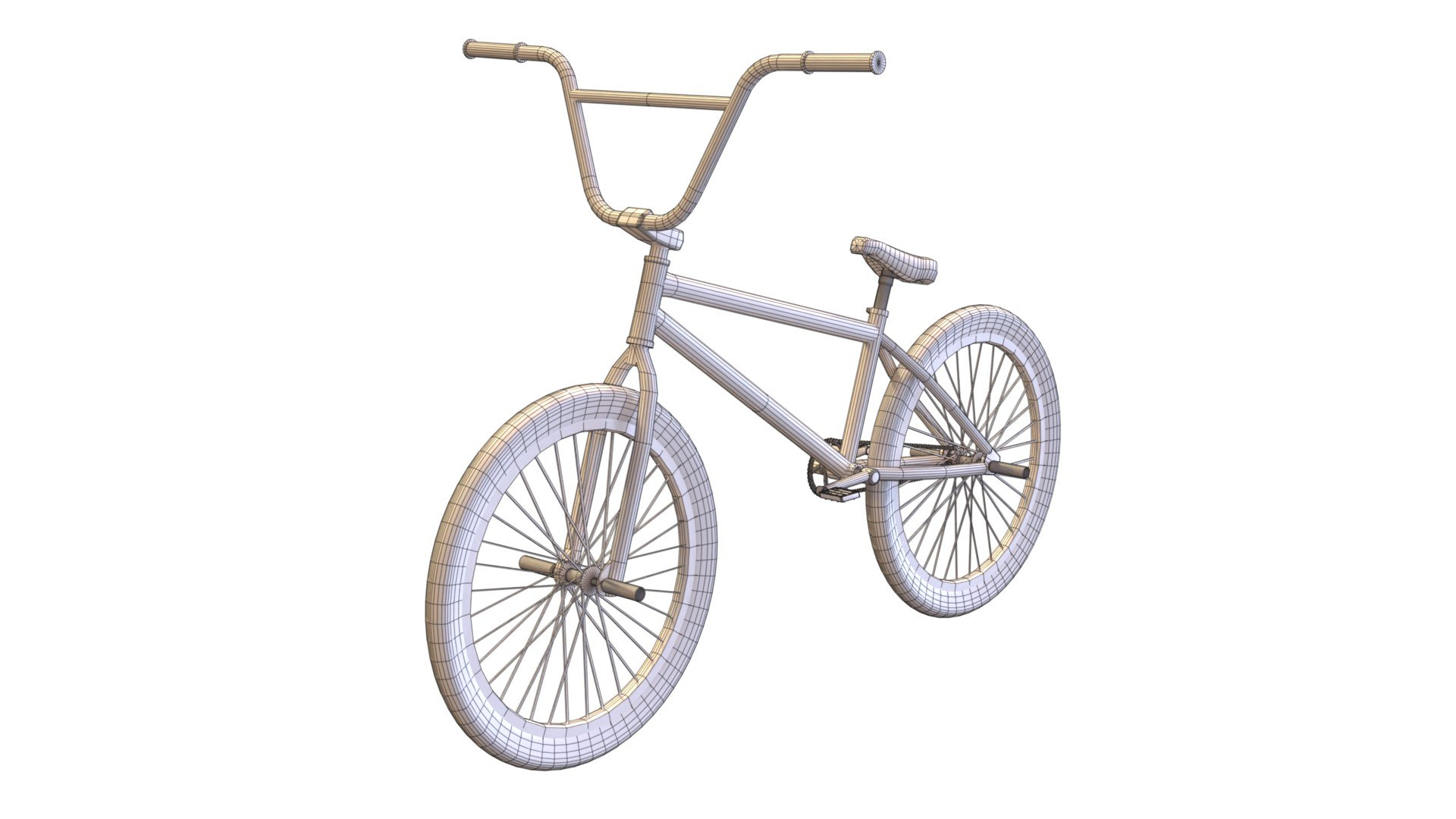 3D Model BMX Bike Low-poly 3D Model - TurboSquid 2174961