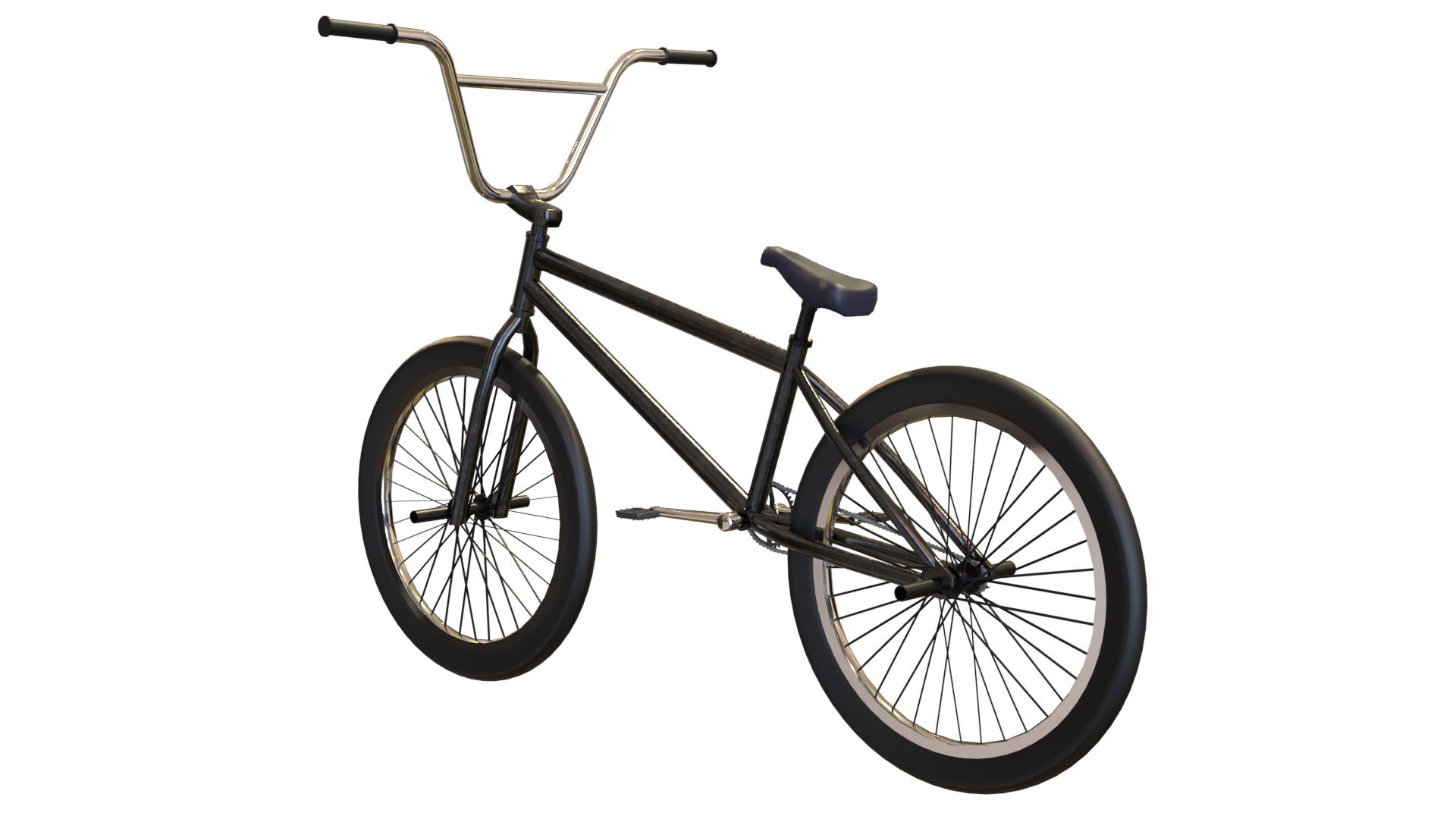 3D model BMX Bike Low-poly 3D model - TurboSquid 2174961