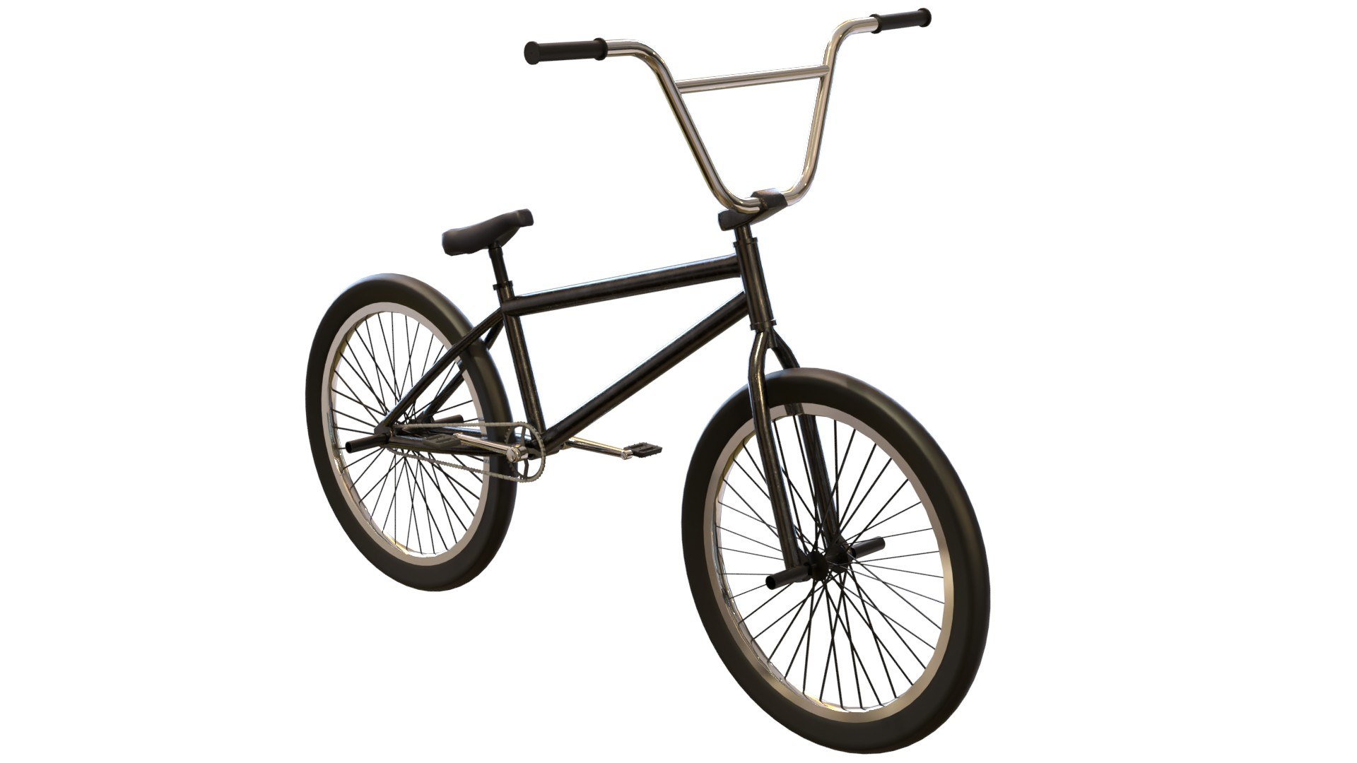3D Model BMX Bike Low-poly 3D Model - TurboSquid 2174961