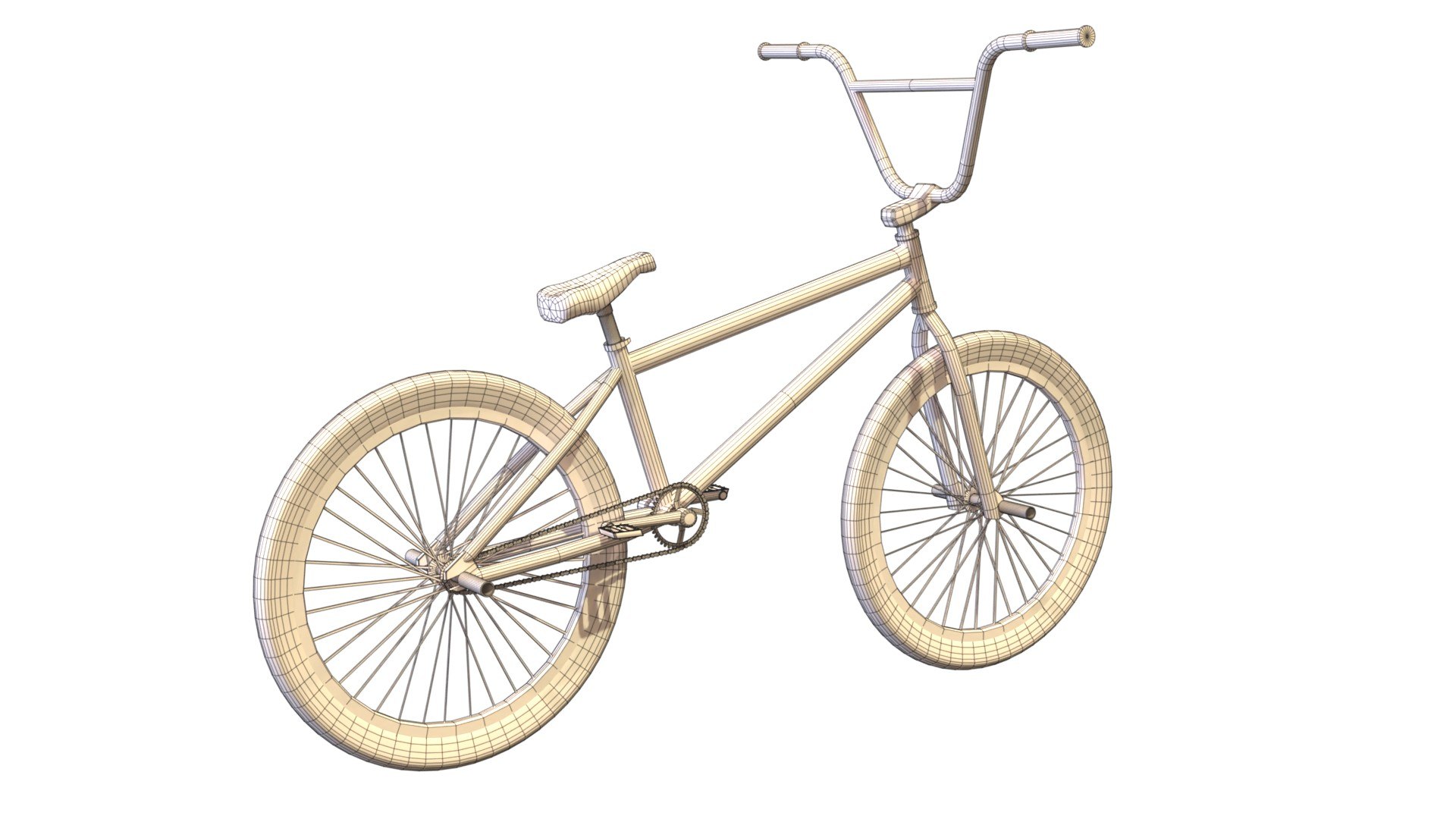 3D model BMX Bike Low-poly 3D model - TurboSquid 2174961