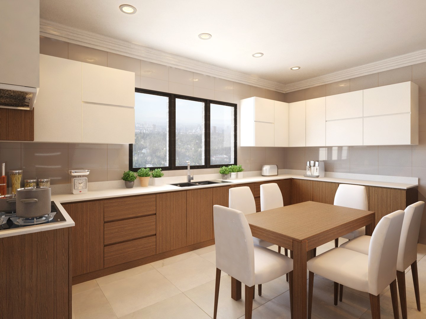 Kitchen Interior Scene 3D Model - TurboSquid 2011713