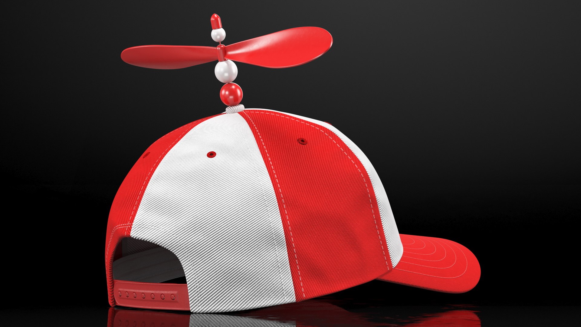 Propeller Cap Red 3D model - TurboSquid 1784333