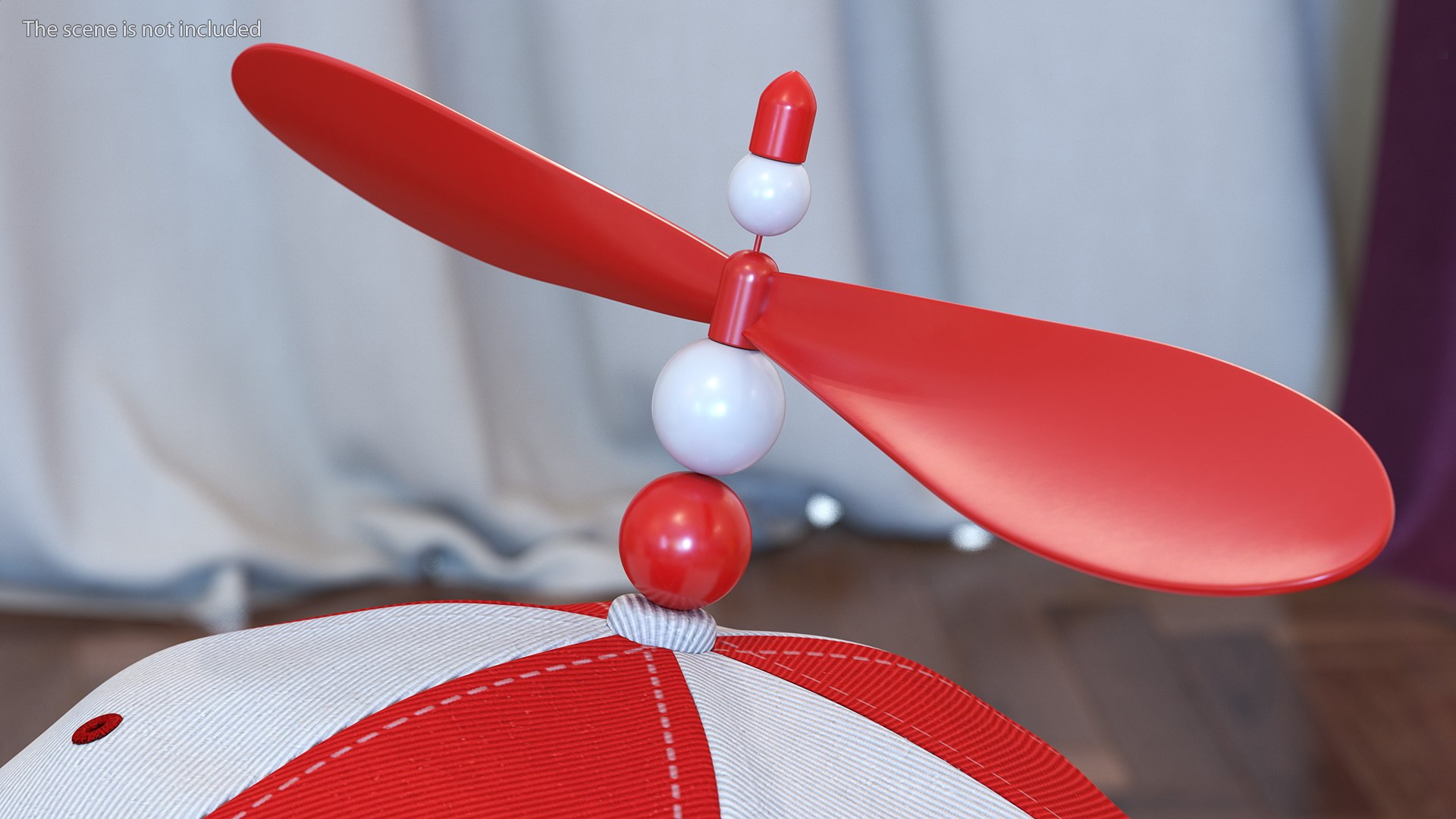 Propeller Cap Red 3D Model - TurboSquid 1784333