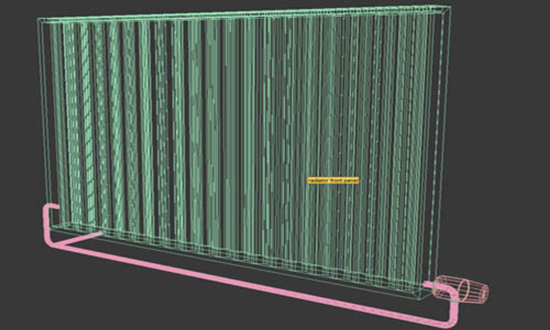 heating radiator 3d model