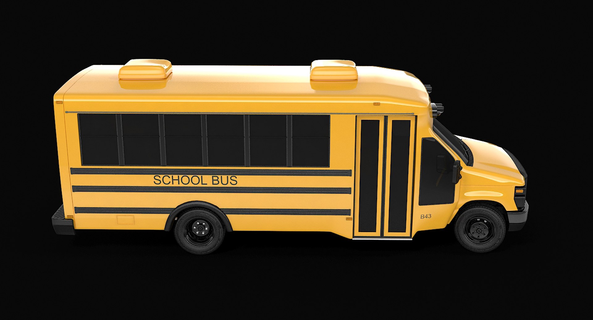 3D School Bus Model - TurboSquid 1053306