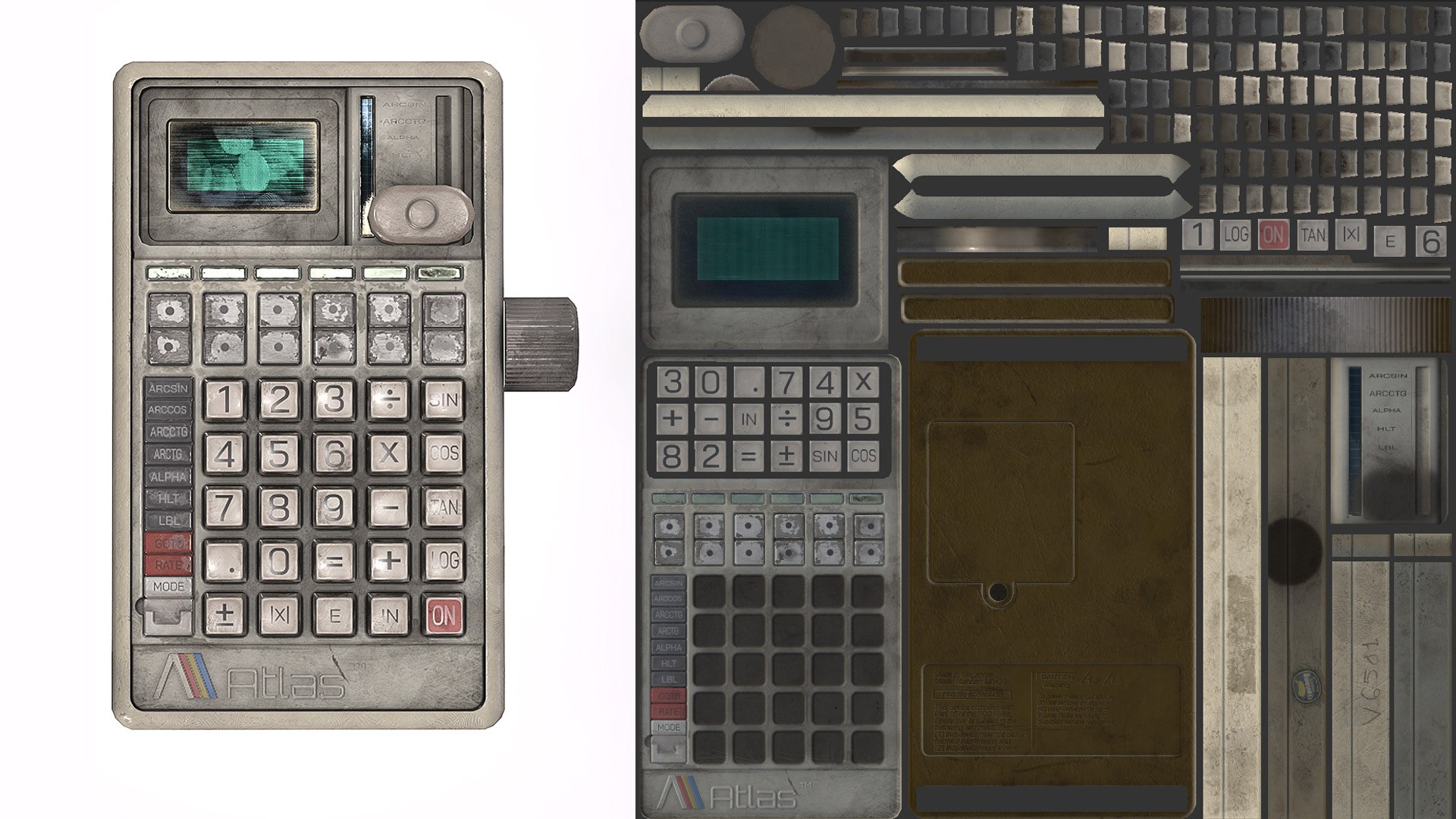 Calculator Vol 1 M1 3D Model - TurboSquid 2170966