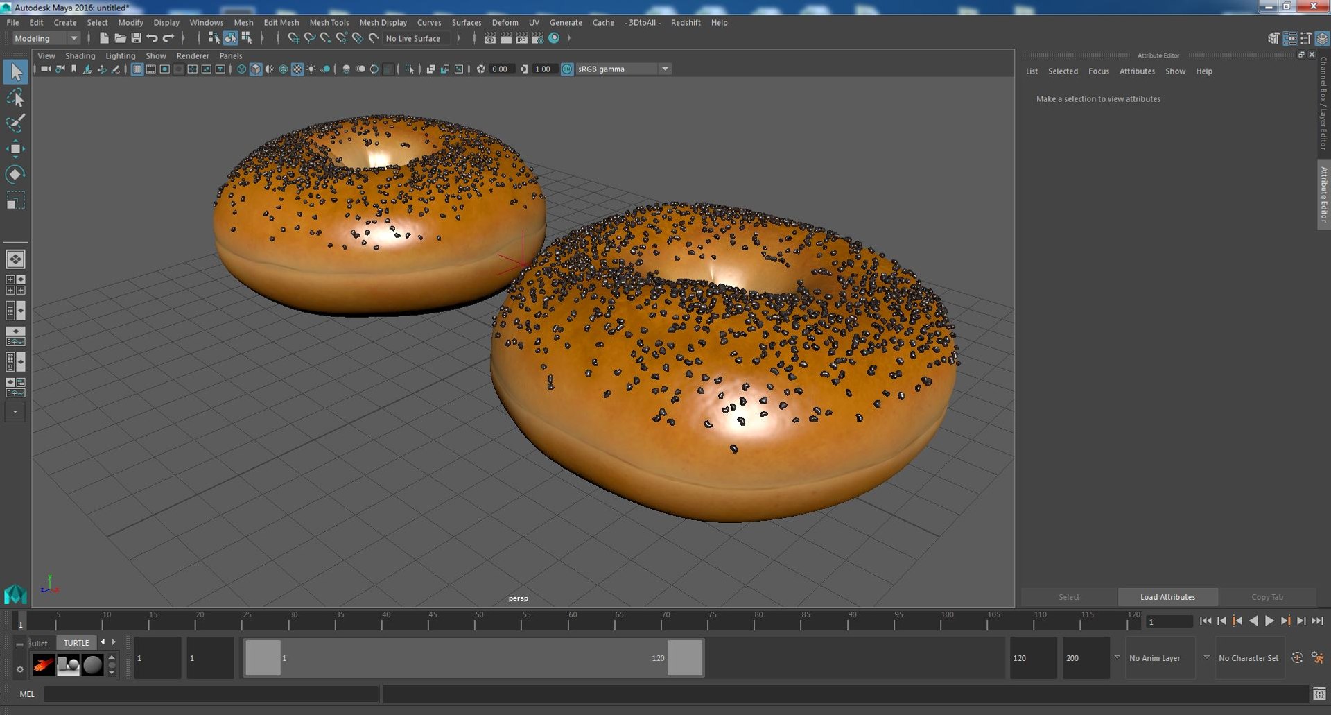 3D Poppy Seed Bagels - TurboSquid 2046585