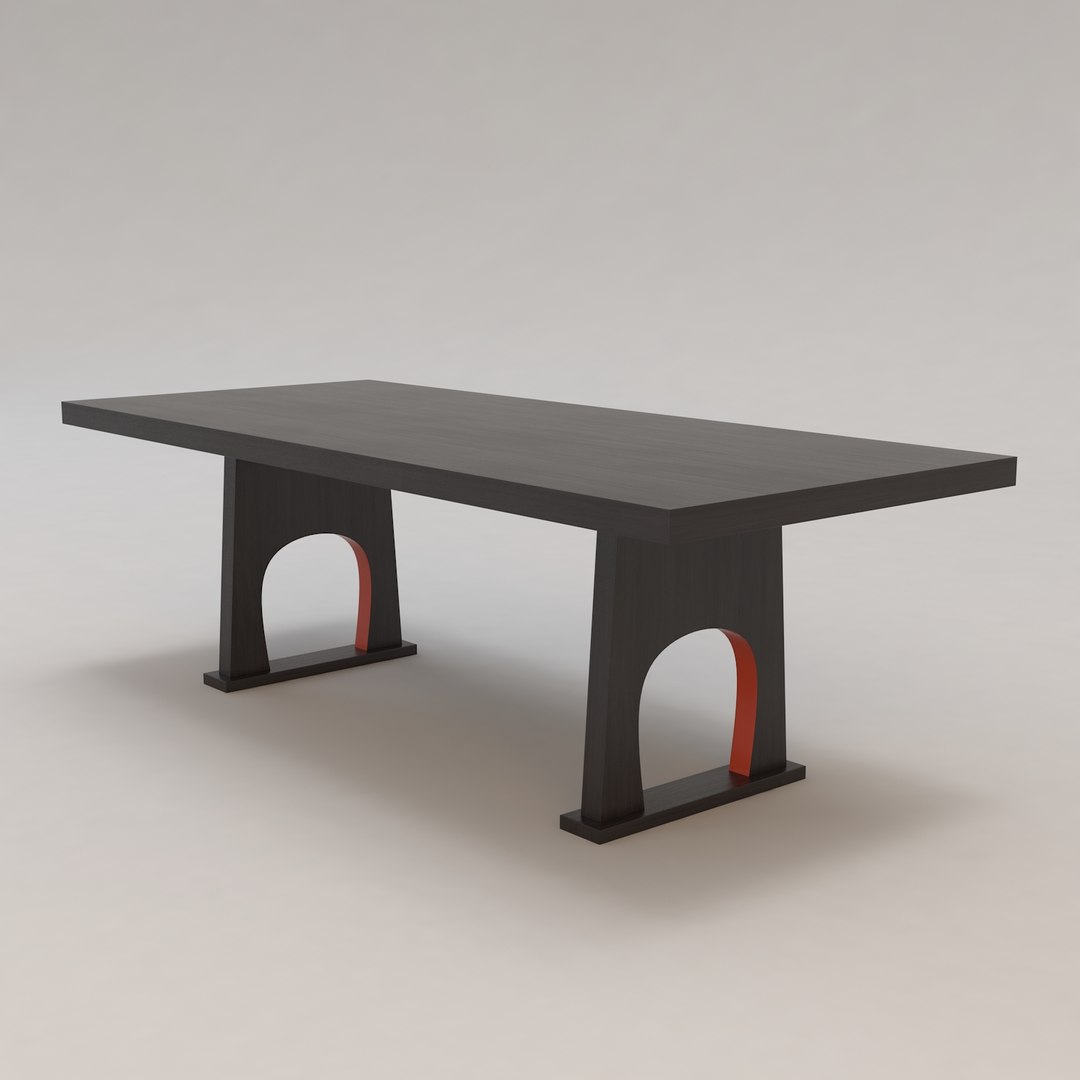 Cipangu Table Christian Liaigre 3d Model
