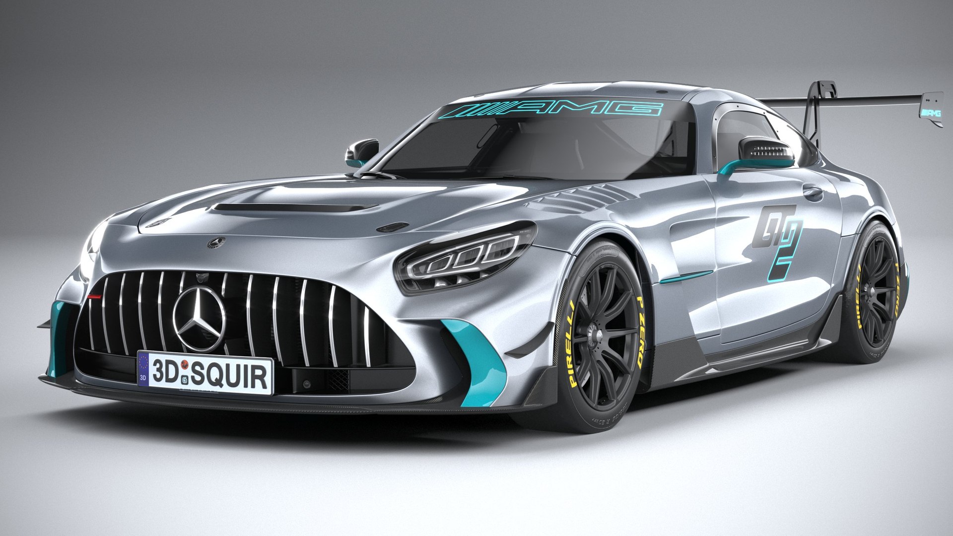 Mercedes-Benz AMG GT2 2023 Model - TurboSquid 2001189