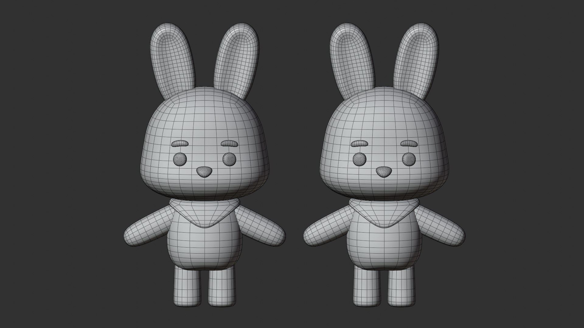 Free 3D Model Cute Bunny - TurboSquid 2282565