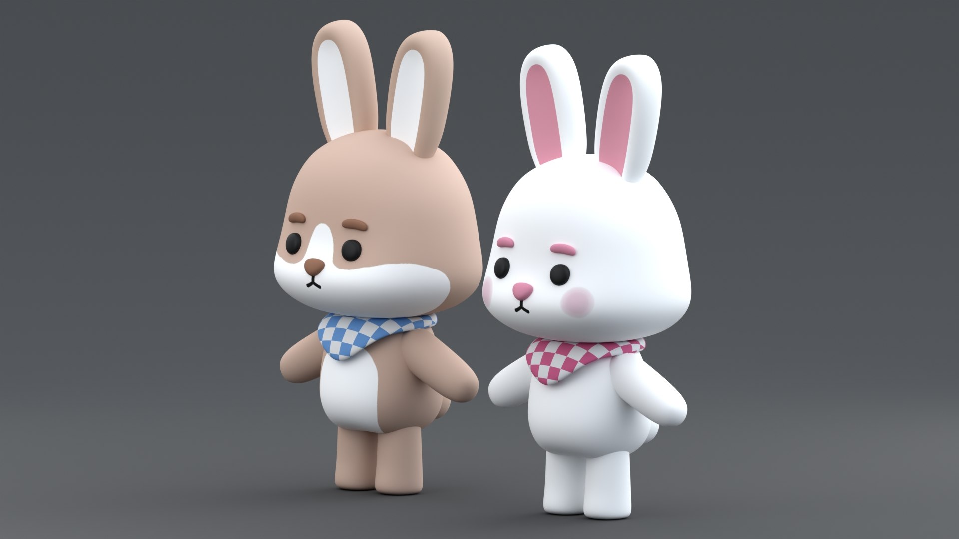 Free 3D Model Cute Bunny - TurboSquid 2282565
