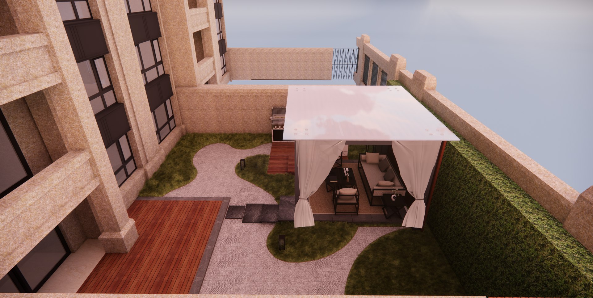 Patio Backyard And Garden-A7 3D Model - TurboSquid 2039335