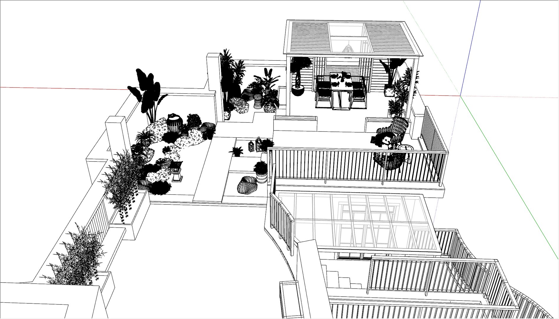 Patio Backyard And Garden-A7 3D Model - TurboSquid 2039335