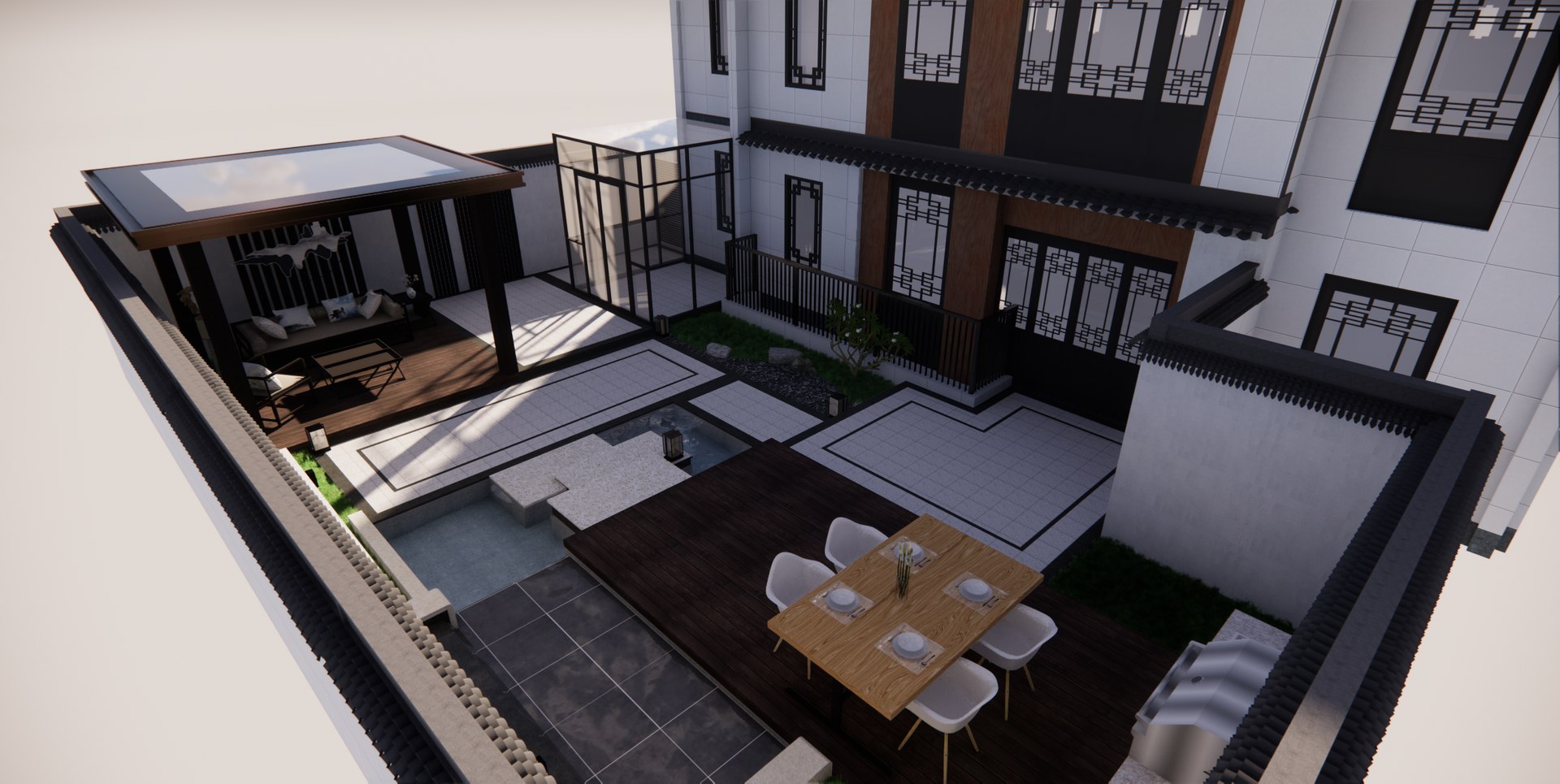 Patio Backyard And Garden-A7 3D Model - TurboSquid 2039335