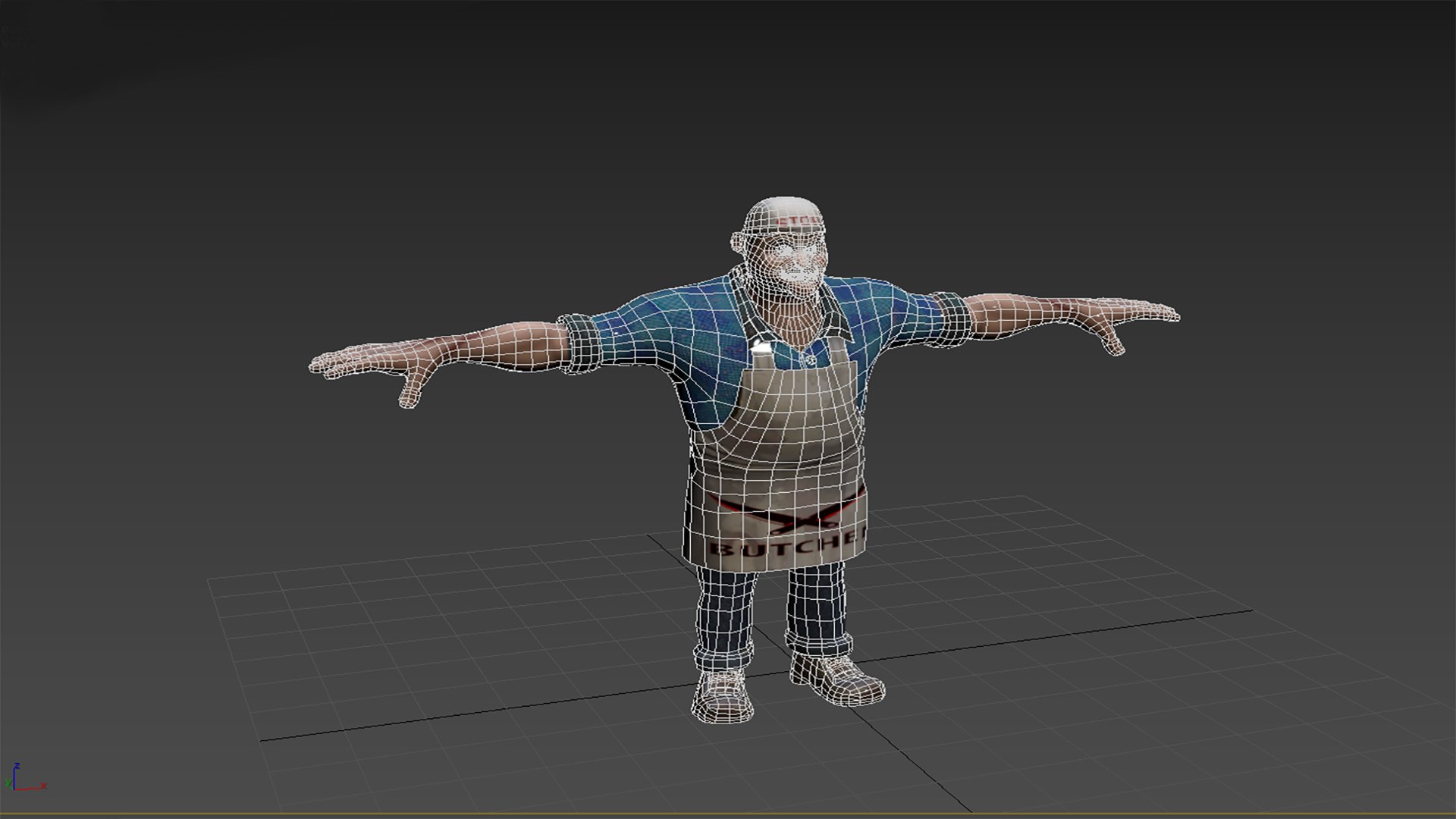 Scary Butcher Model - TurboSquid 1972148