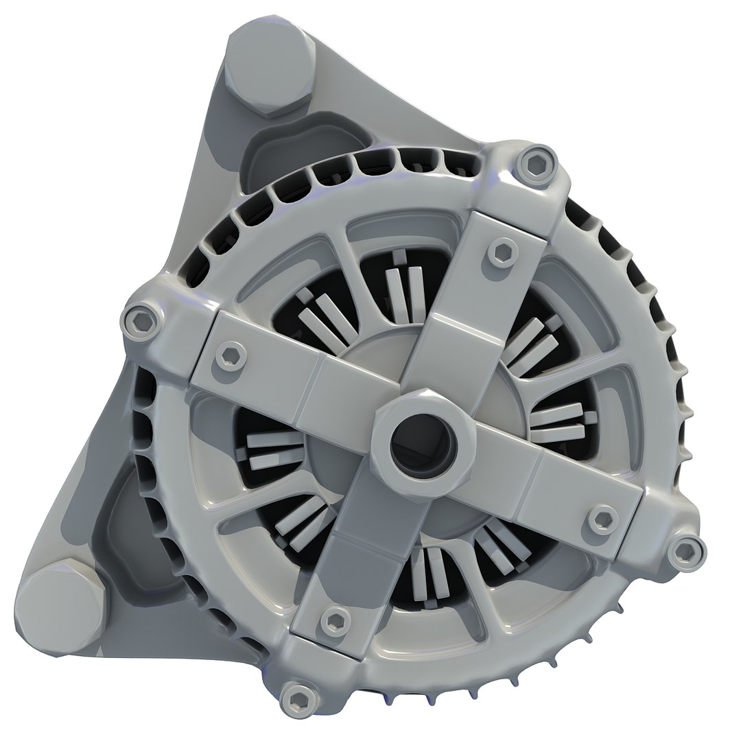 3d Alternator Engine Car Model