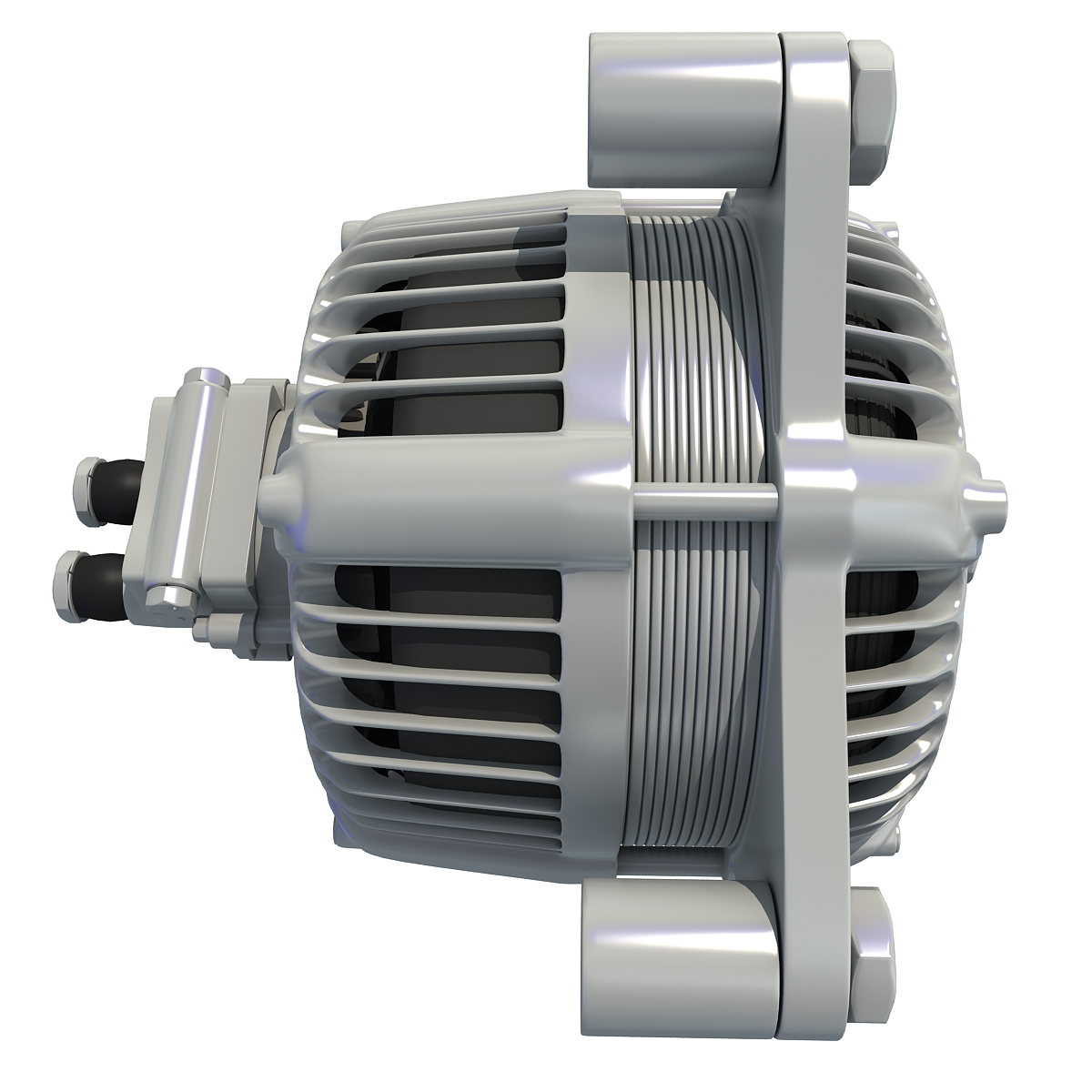 3d alternator engine car model