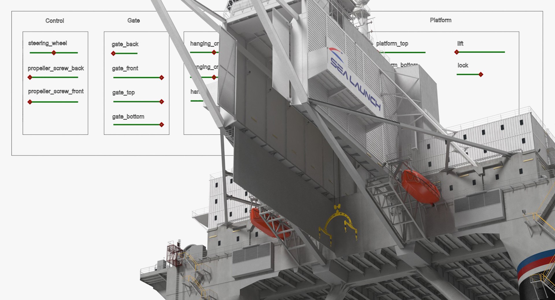 Sea launch platform odyssey model - TurboSquid 1413051