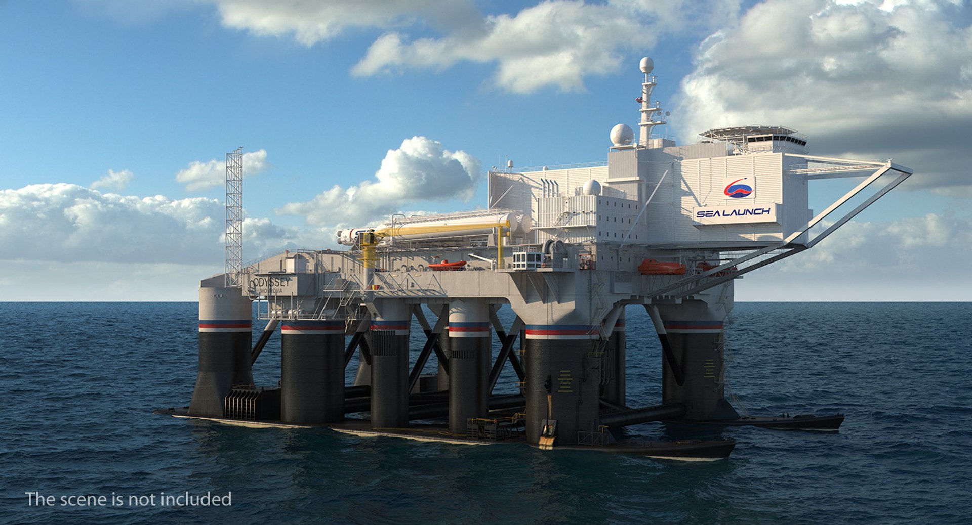 Sea launch platform odyssey model - TurboSquid 1413051